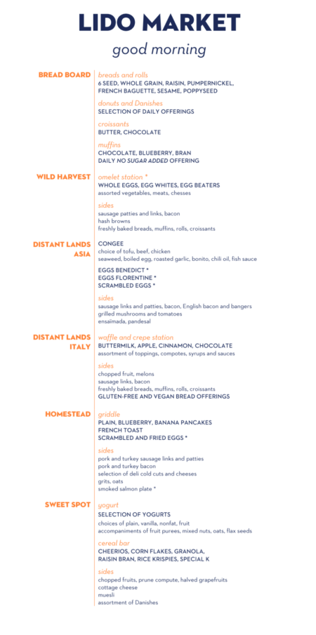 Ultimate Dining Guide for the ms Westerdam: Menus and Dining ...